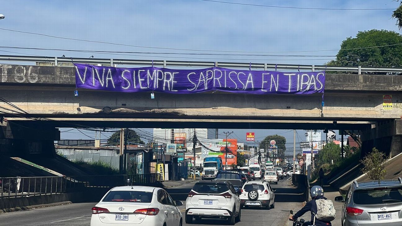 'Viva siempre Saprissa en Tibás', la manta que apareció a metros de La ...