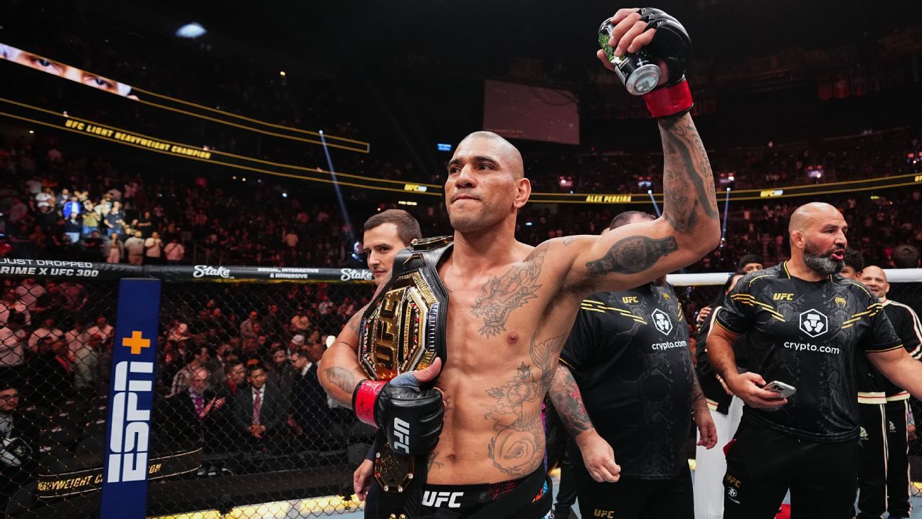 UFC 300: Alex Pereira acabó Jamahal Hill y sigue siendo campeón - ESPN