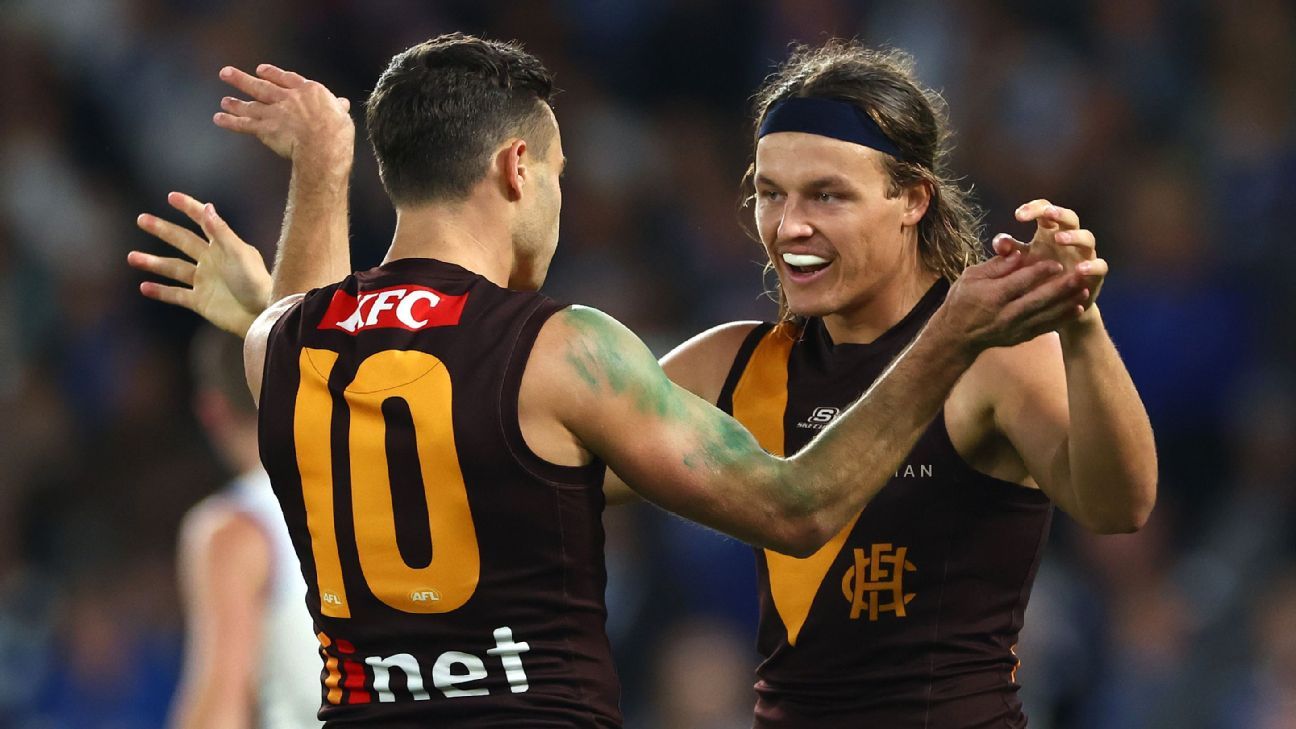 Hardy Hawks break drought against lowly Kangaroos - ESPN