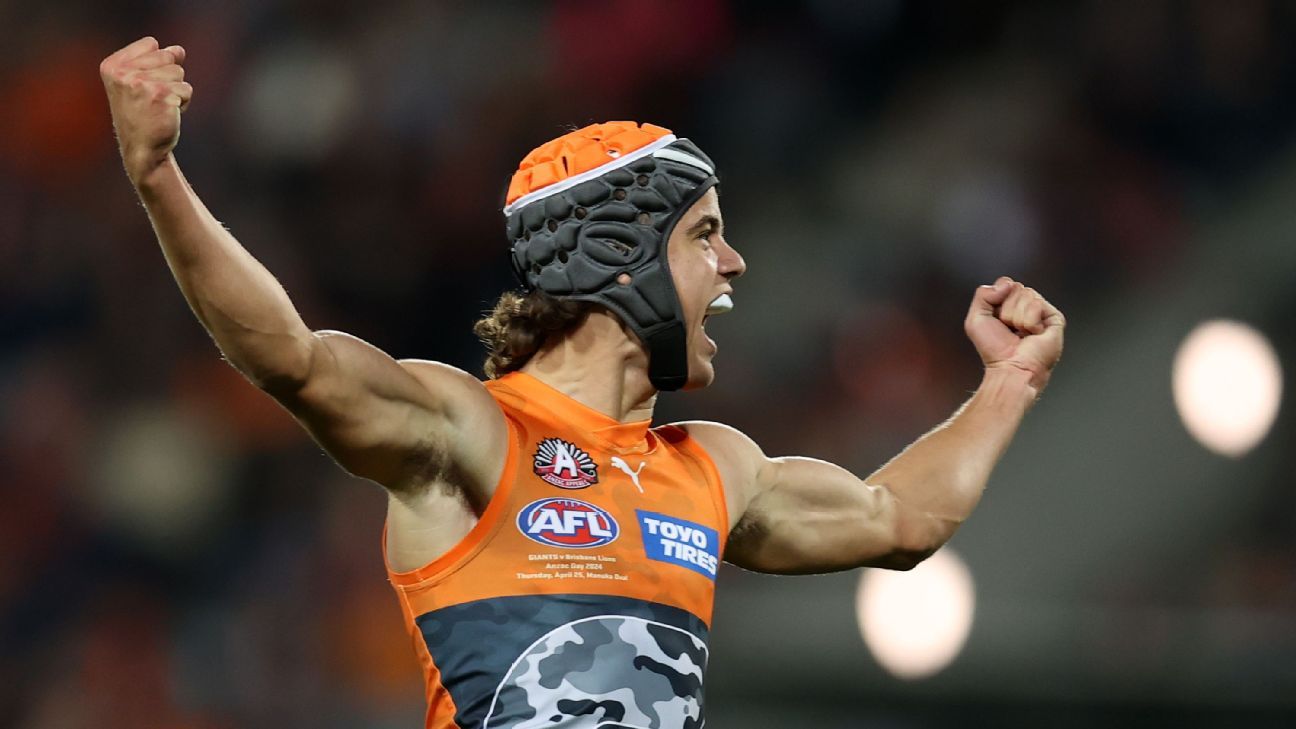 Red-hot GWS Giants belt struggling Brisbane in Canberra - ESPN