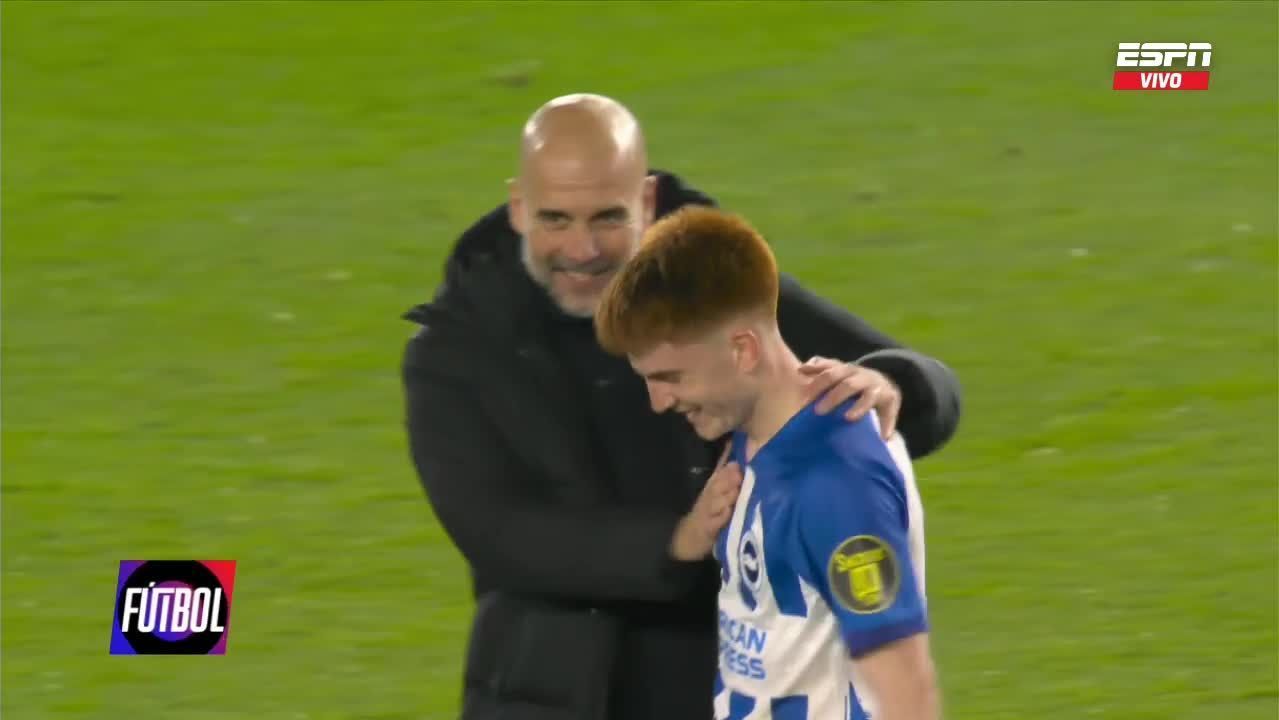 Valentín Barco analizó su primera titularidad en Brighton - ESPN