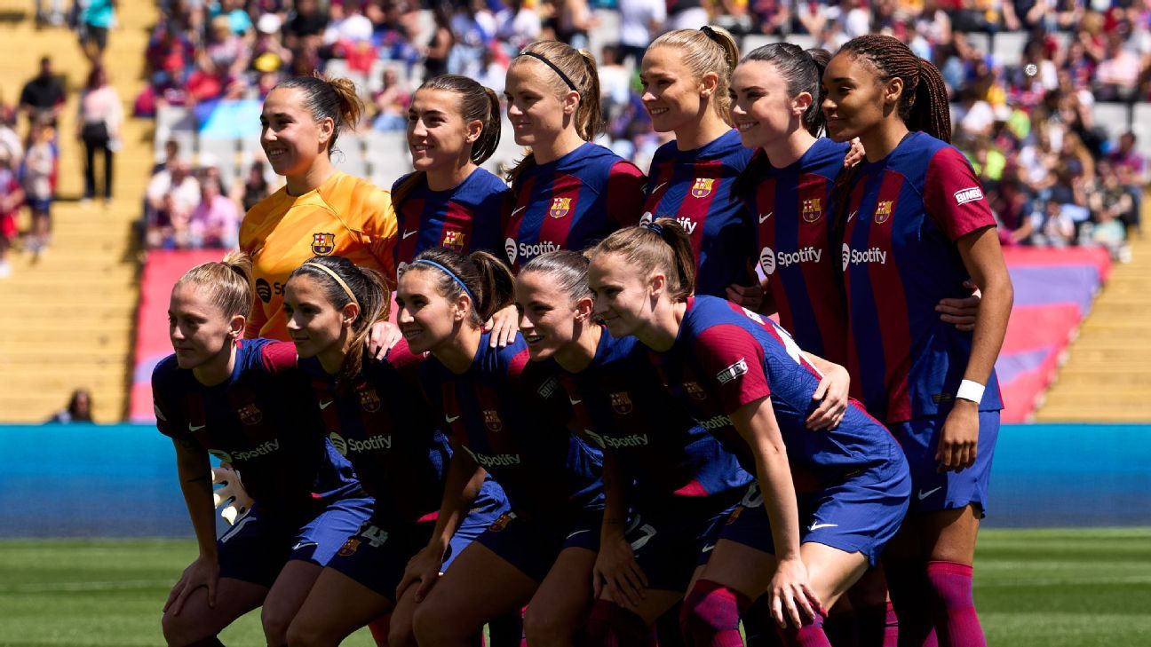 Barcelona win fifth Liga F title in a row, eye first quadruple - ESPN