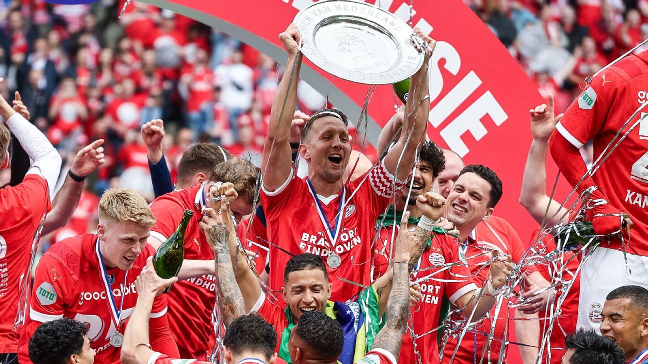 Huldiging landskampioen PSV live op ESPN - ESPN