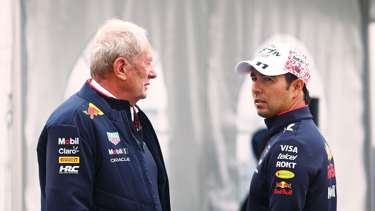 'Checo' sigue siendo la primera opción de Red Bull: Helmut Marko - ESPN