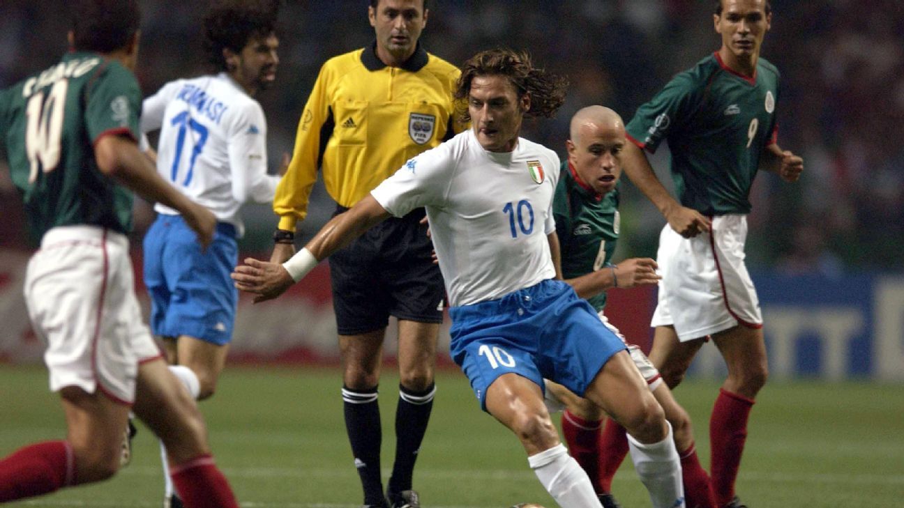 ¿Por qué Totti destacó el juego ante México del 2002? - ESPN
