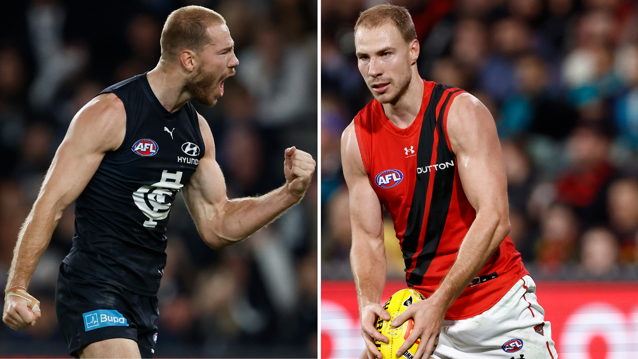 AFL: Ben and Harry McKay to finally face of for the first time in the ...