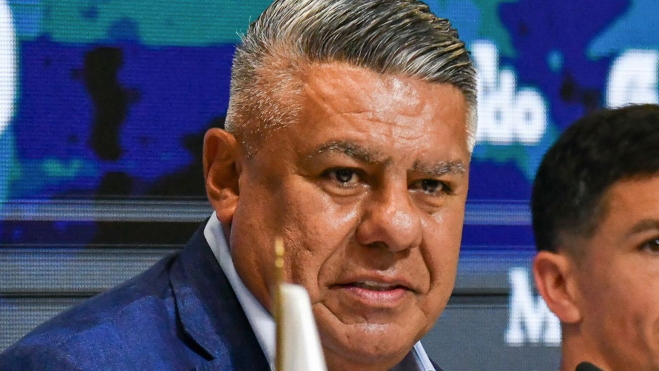 Chiqui Tapia rompió el silencio sobre el torneo de 30 equipos - ESPN