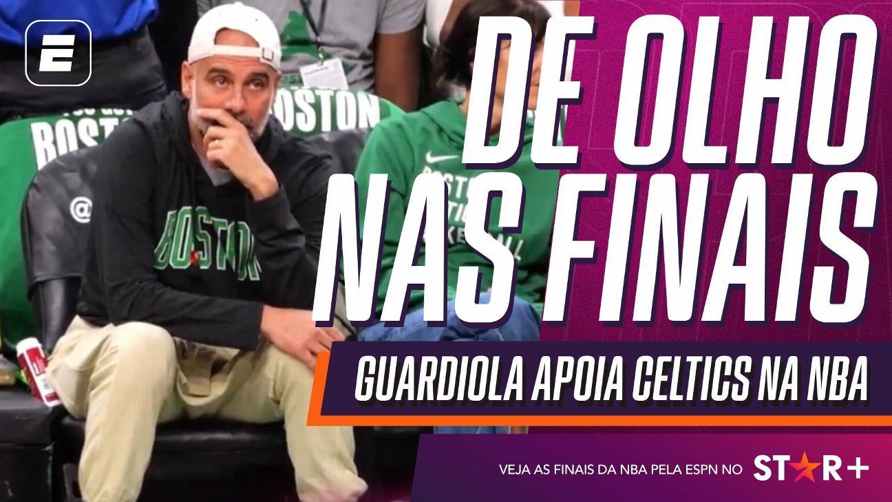 Guardiola marca presença nas Finais da NBA entre Celtics e Mavericks - ESPN
