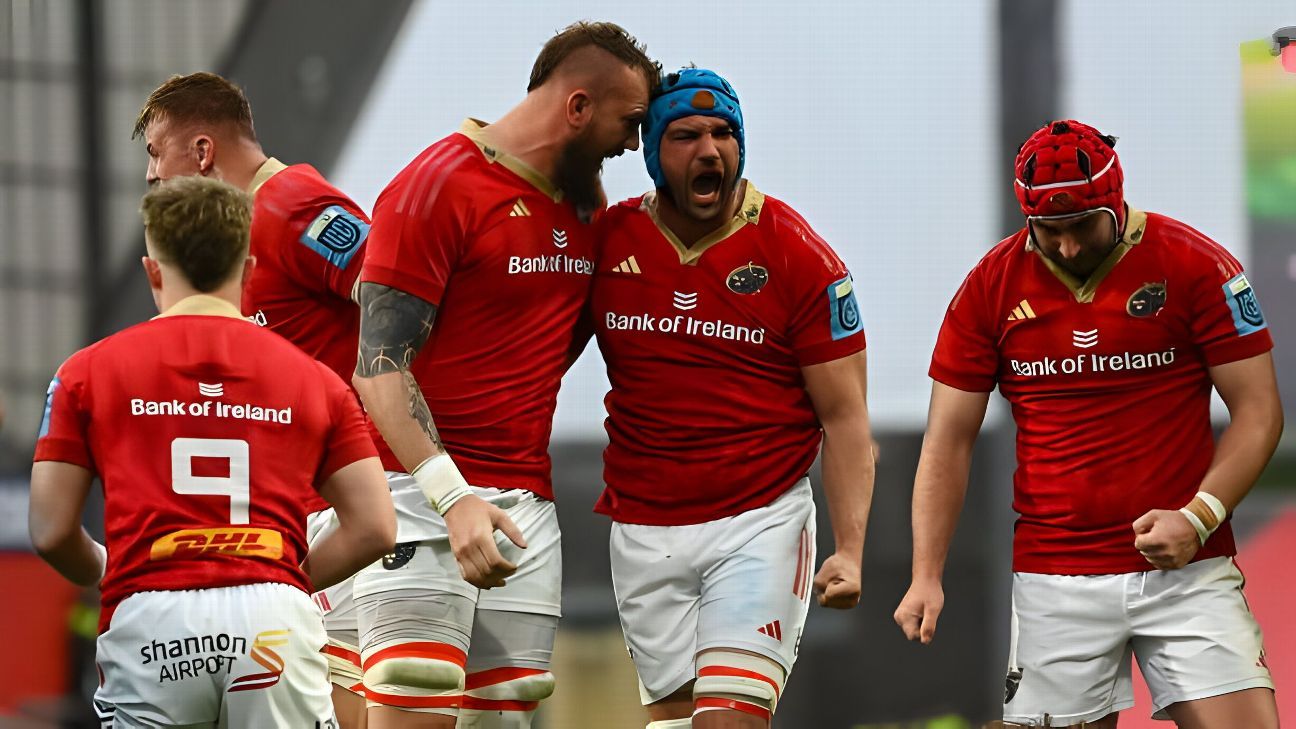 URC: Munster sigue a paso firme en su defensa del título - ESPN