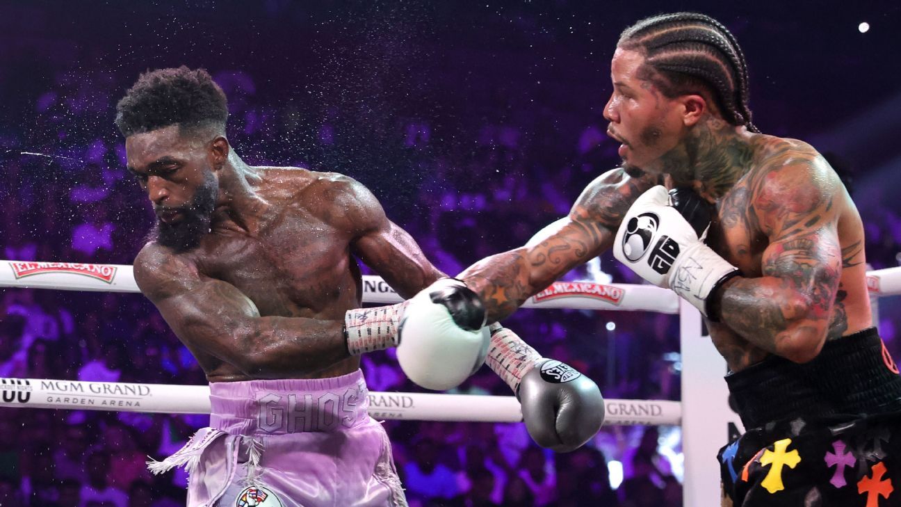 Gervonta Davis acerta gancho 'mortal' no 8° round, nocauteia Frank Martin e mantém cinturão dos ...