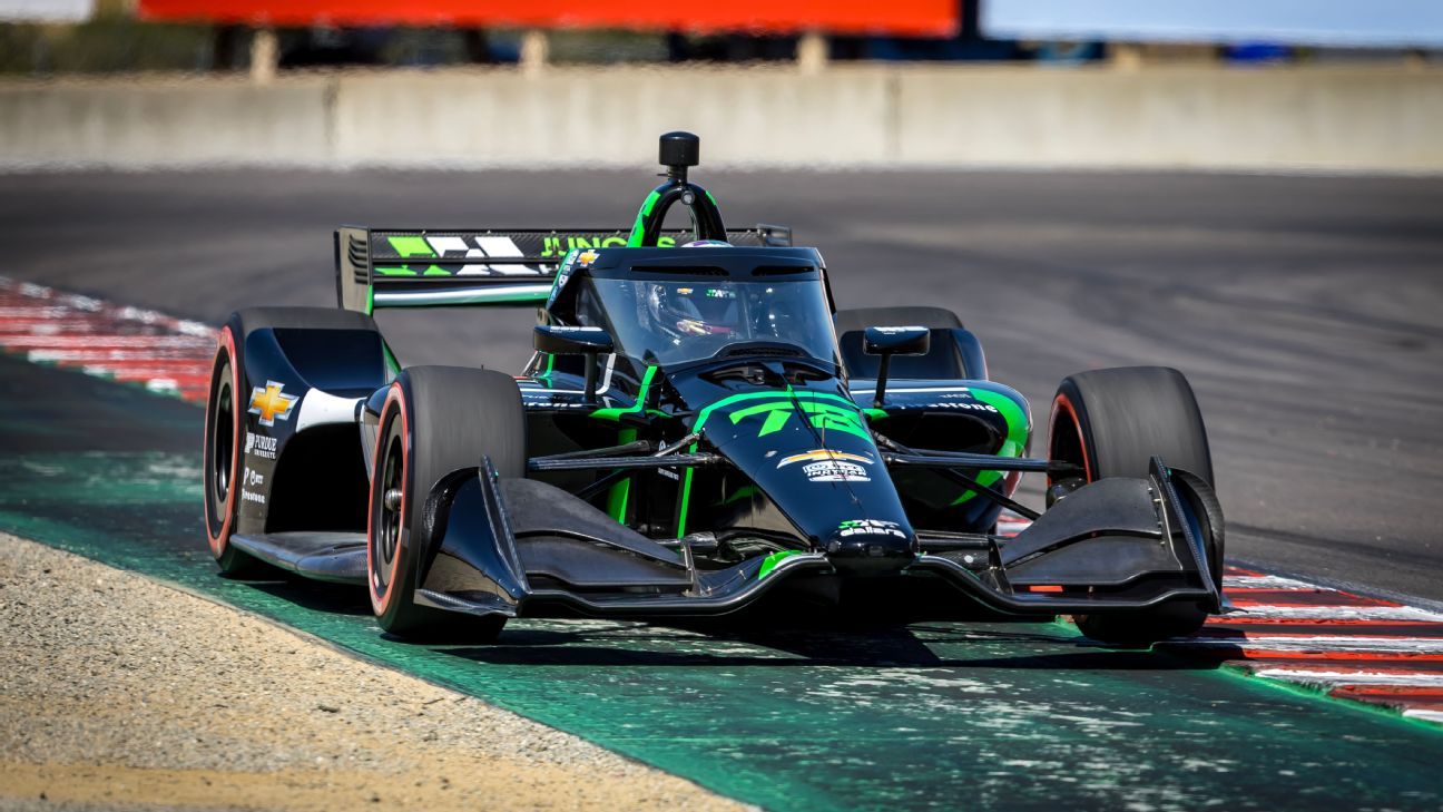 IndyCar: Agustín Canapino, a un paso del top 12 en Laguna Seca - ESPN