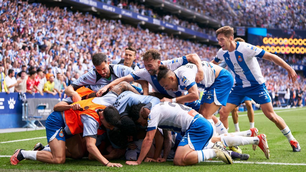 Espanyol earn LaLiga promotion with playoff win over Oviedo - ESPN