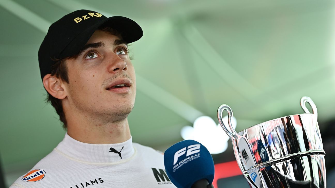 F2: ¿Franco Colapinto probará oficialmente un F1 en 2024? - ESPN