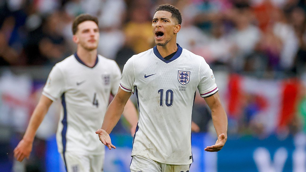 Los gestos de Bellingham: el termómetro de como vive Inglaterra - ESPN