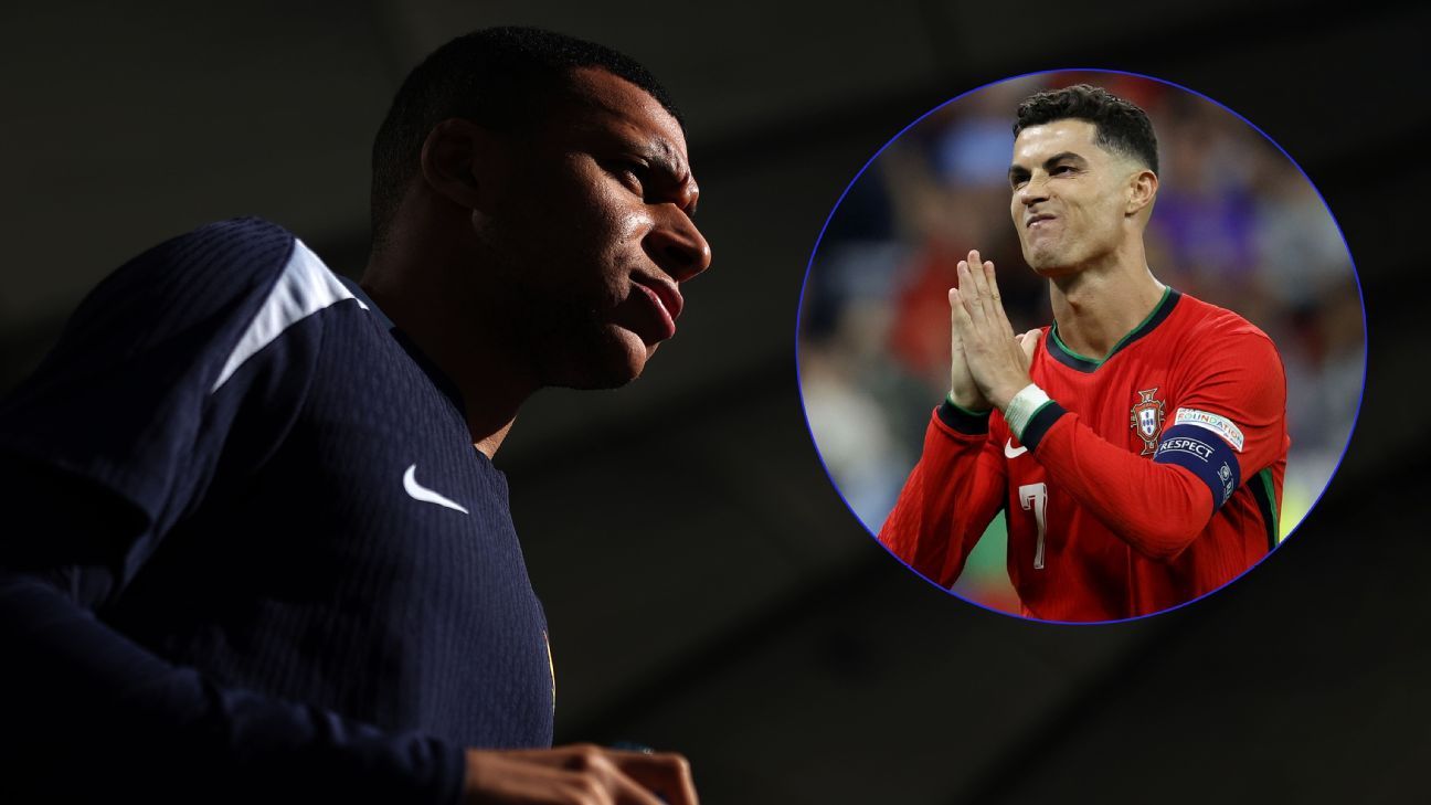Mbappé, sobre Cristiano Ronaldo: del ídolo al rival en la Euro - ESPN
