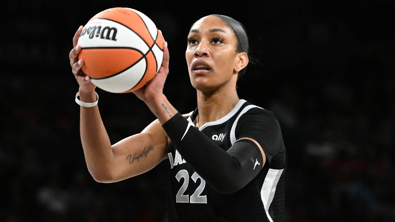Aces' A'ja Wilson gets WNBA's Staley Community Leadership Award - ESPN