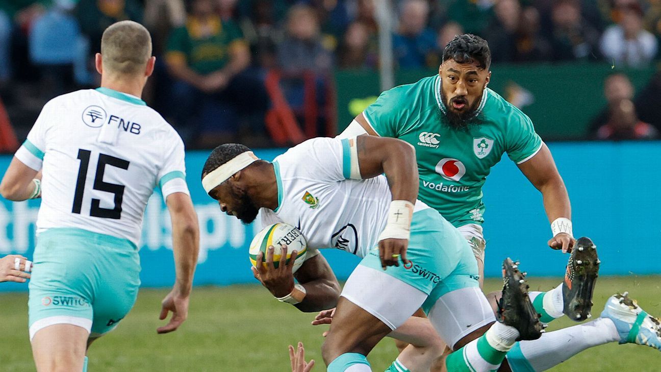 Rassie Erasmus names record-breaking Springboks side for Ireland Test ...