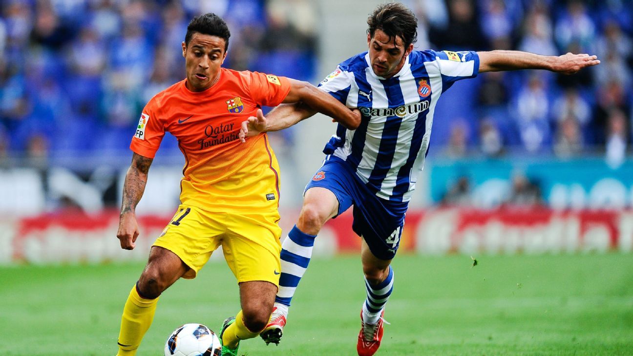 Thiago joins Barcelona staff after Liverpool retirement - ESPN