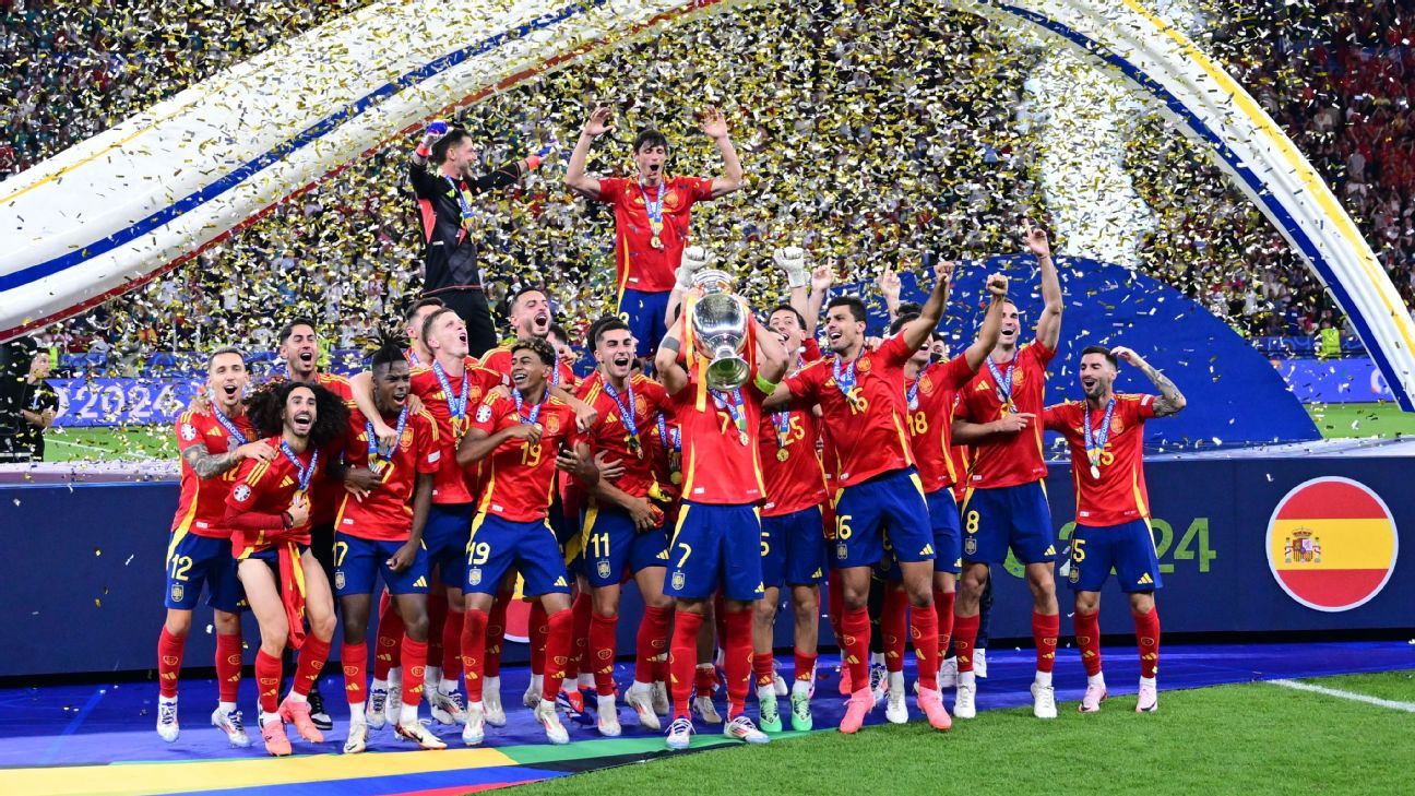 La campaña de España campeón de la Eurocopa 2024 - ESPN