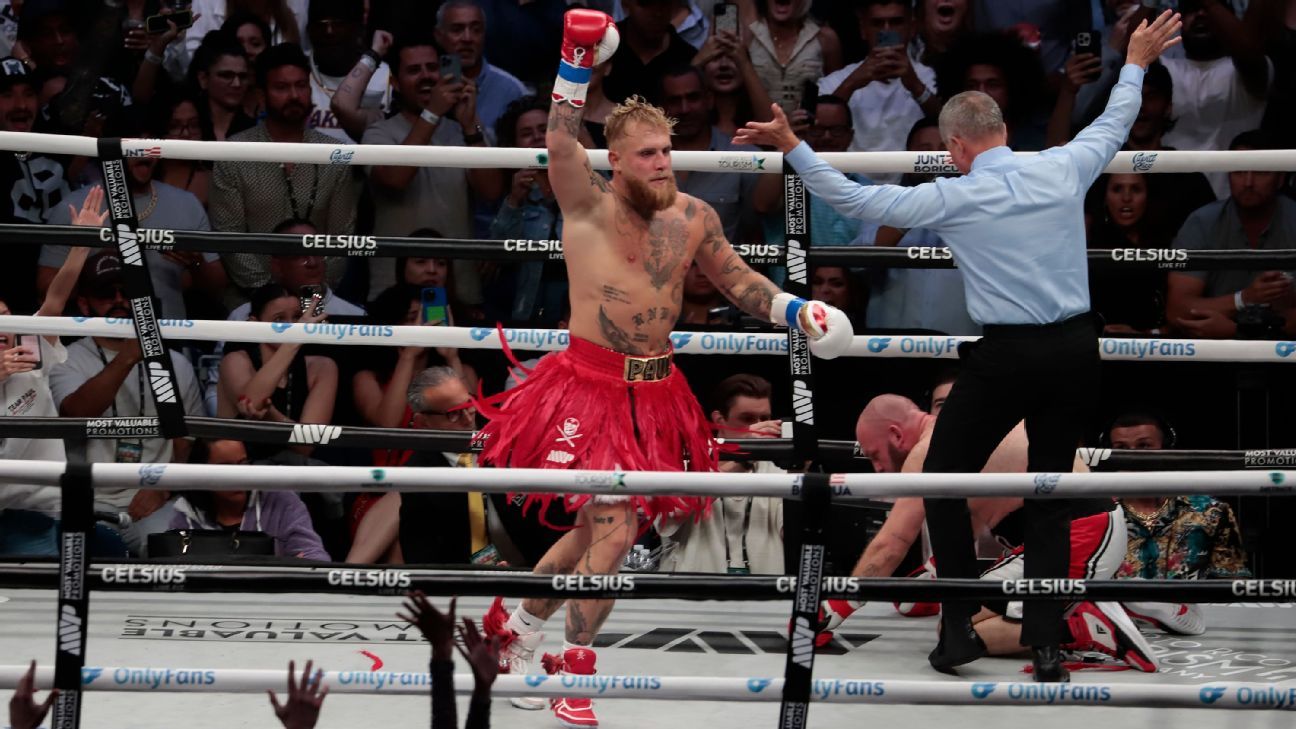 Jake Paul: Biografía, récord, peleas y más - ESPN