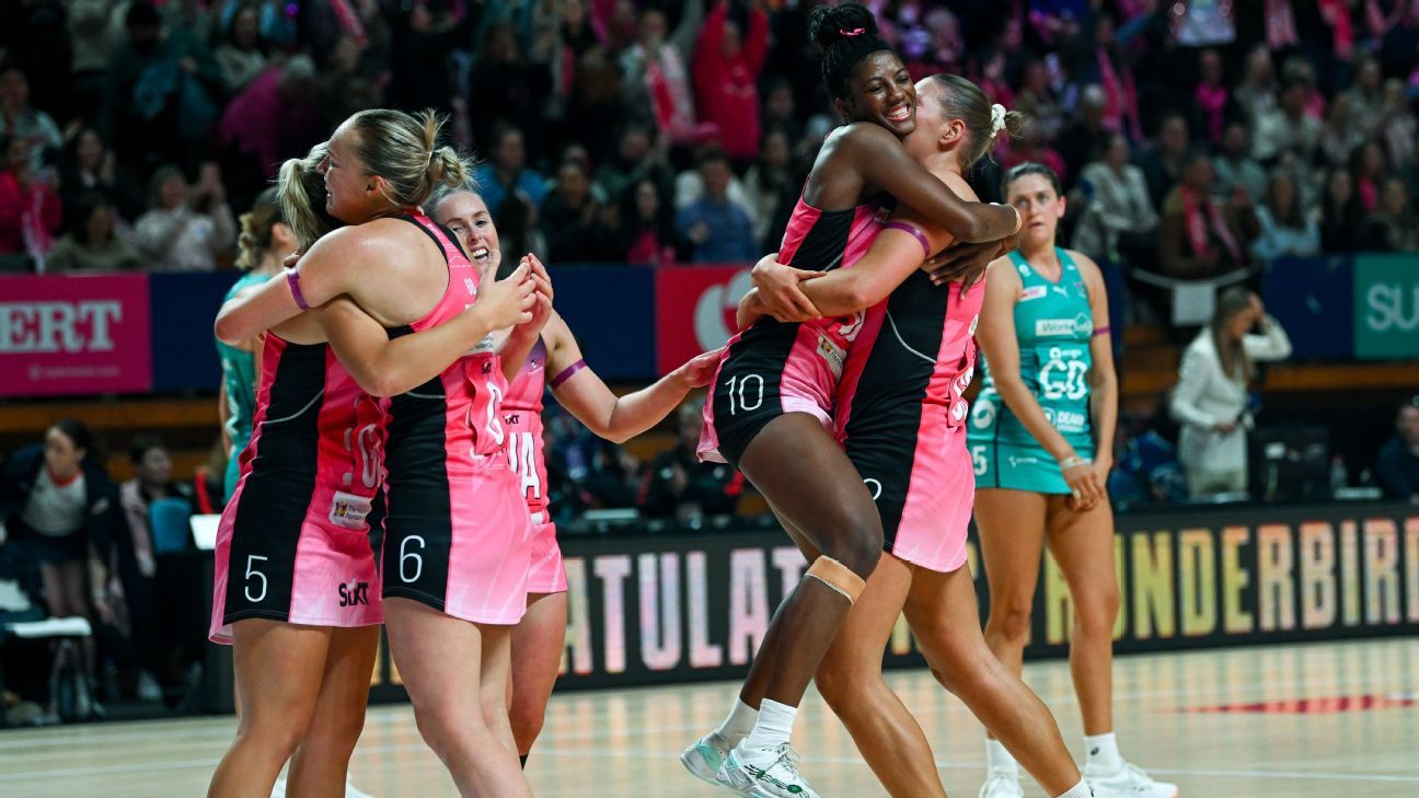 Super Netball: Thunderbirds smash Vixens to make grand final - ESPN