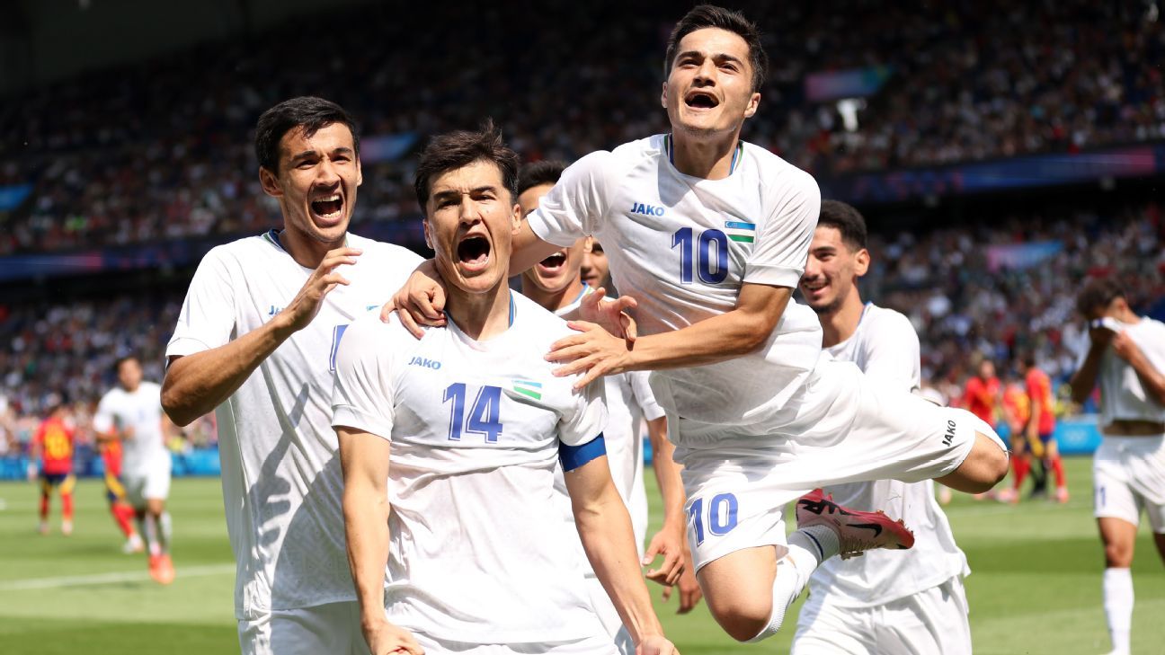 Olympic debutants Uzbekistan show plenty of promise despite defeat to ...