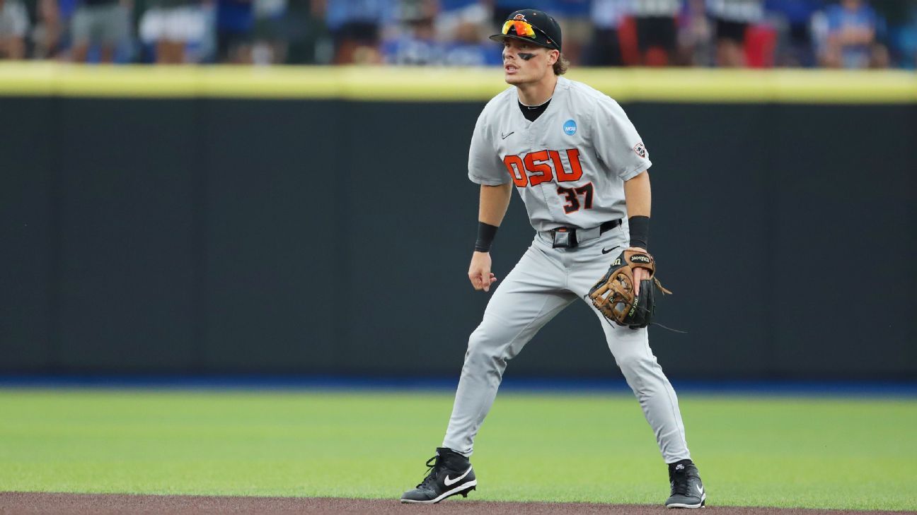 Predicting the first 2024 draft pick to MLB for all 30 teams - ESPN