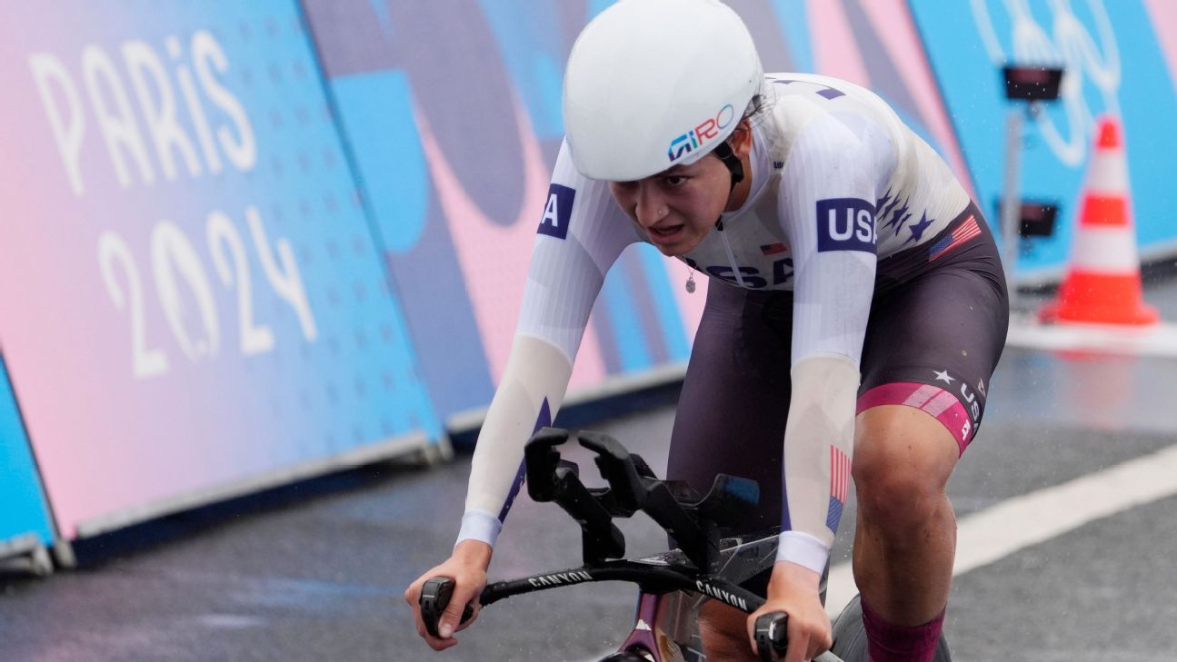 Grace Brown wins Olympic cycling time trial; Chloe Dygert gets bronze ...