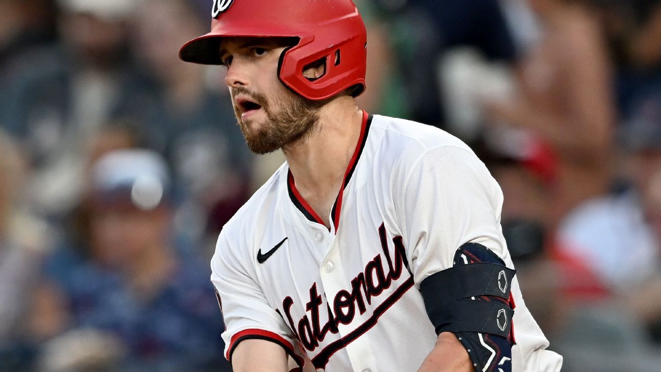 Nationals deal outfielder Lane Thomas to Guardians - ESPN