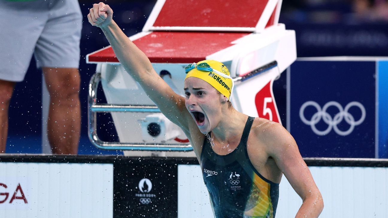 Kaylee McKeown defends gold, beats Regan Smith in 100m backstroke - ESPN