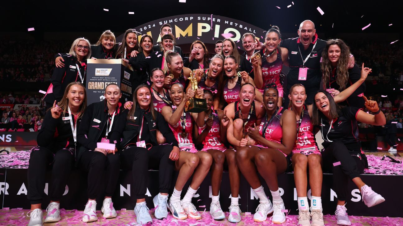 Thunderbirds swoop to back-to-back Super Netball titles - ESPN