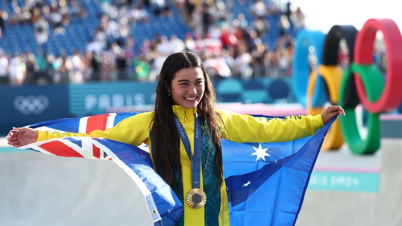 Trew beauty! 14-year-old Arisa creates Australian Olympic history - ESPN