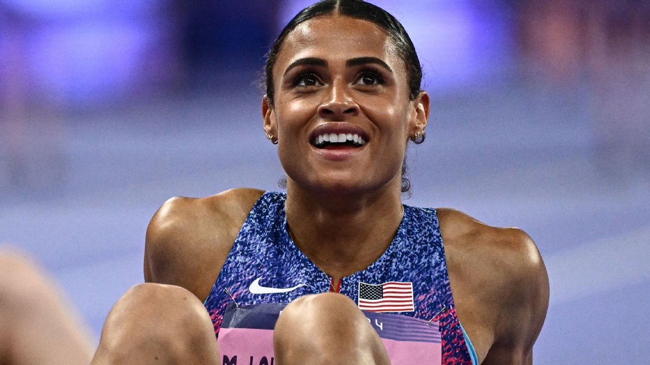 Sydney McLaughlin-Levrone wins Olympic gold with record run - ESPN