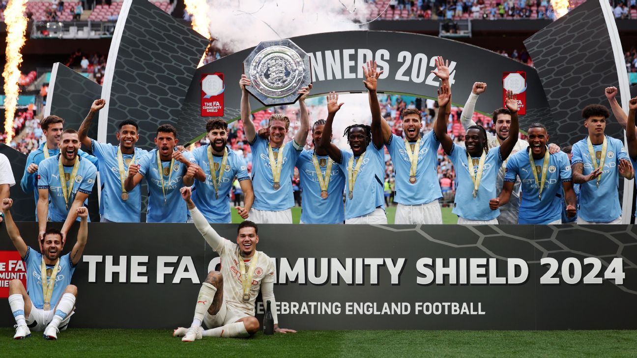 Manchester City le ganó la Community Shield al United - ESPN