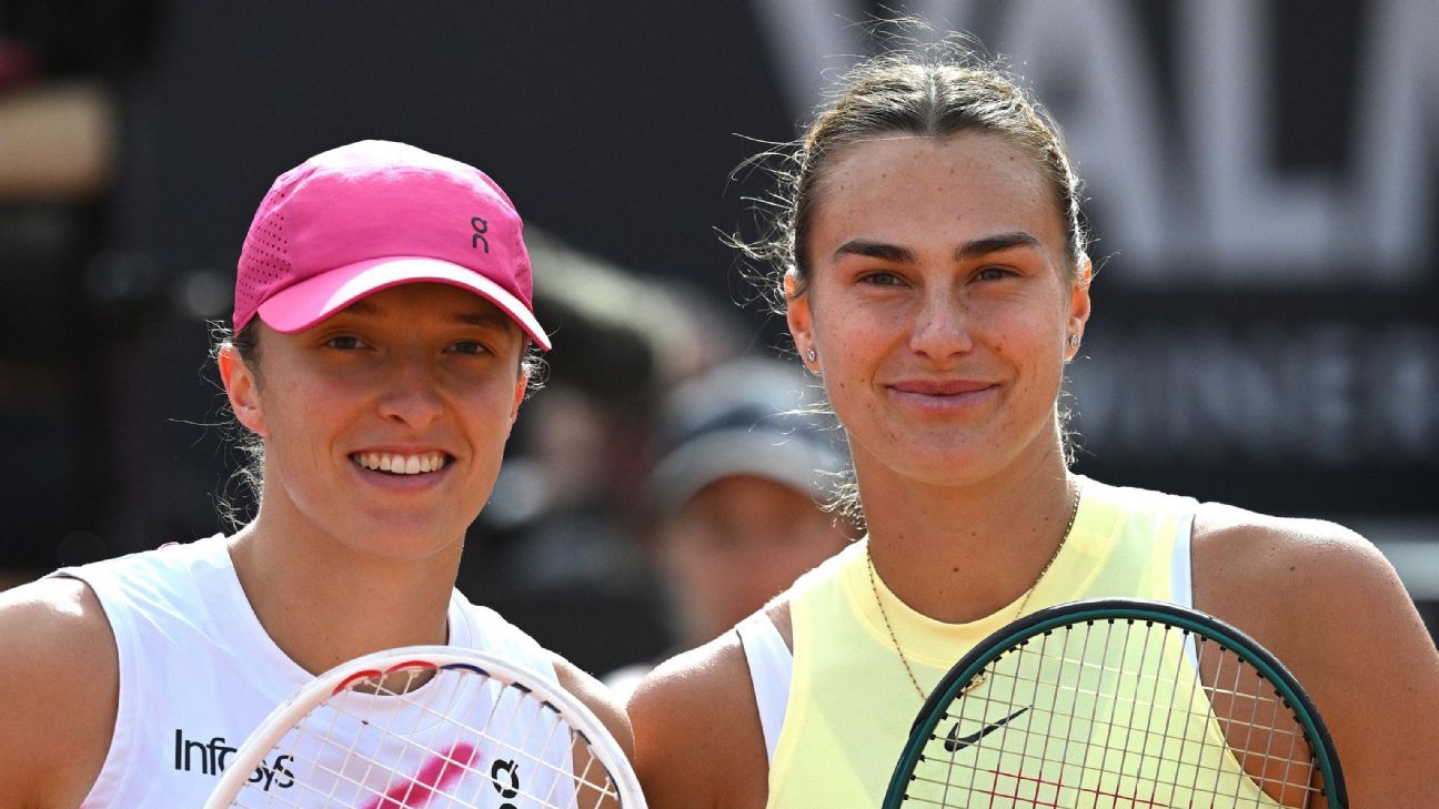 Iga Swiatek vs. Aryna Sabalenka: horario y cómo ver las semifinales del ...