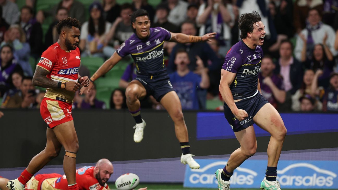 Melbourne seal NRL minor premiership with Dolphins win - ESPN
