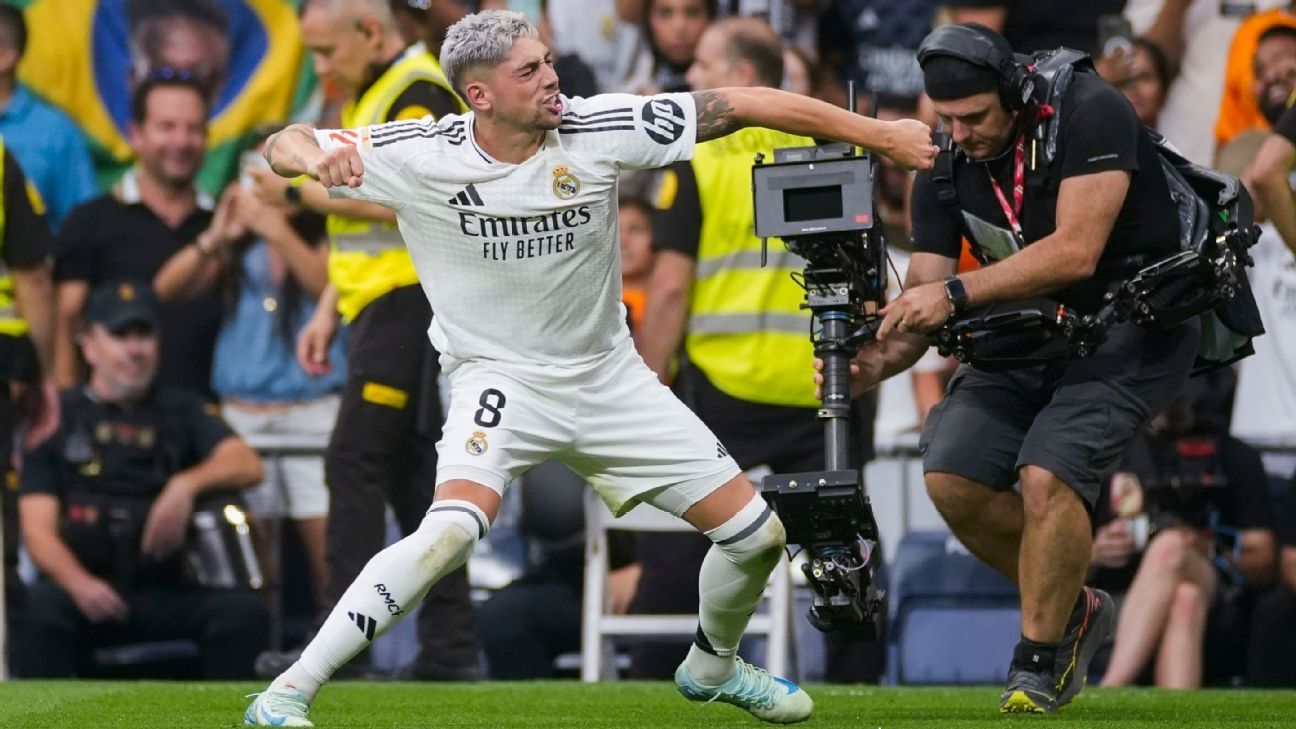 Valerde fedrico Real Madrid vs Valladolid laliga - ESPN