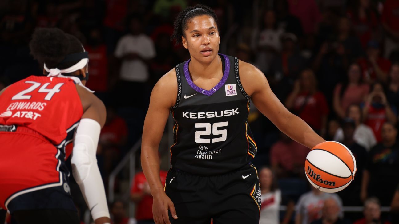 Alyssa Thomas hurt, DeWanna Bonner hits milestone in Sun win - ESPN