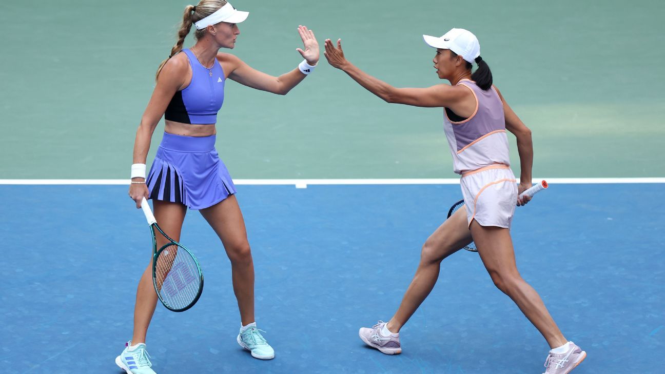 Kristina Mladenovic, Zhang Shuai reach US Open women's doubles final - ESPN