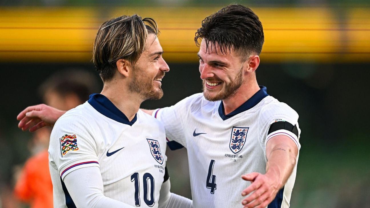 England's Grealish, Rice: No hard feelings despite Ireland boos - ESPN