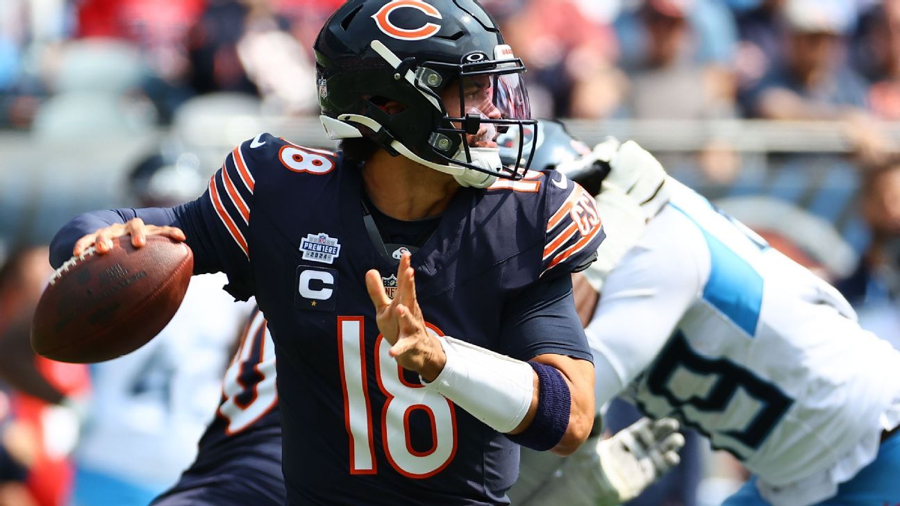 Caleb Williams wins in NFL debut as Bears rally past Titans - ESPN