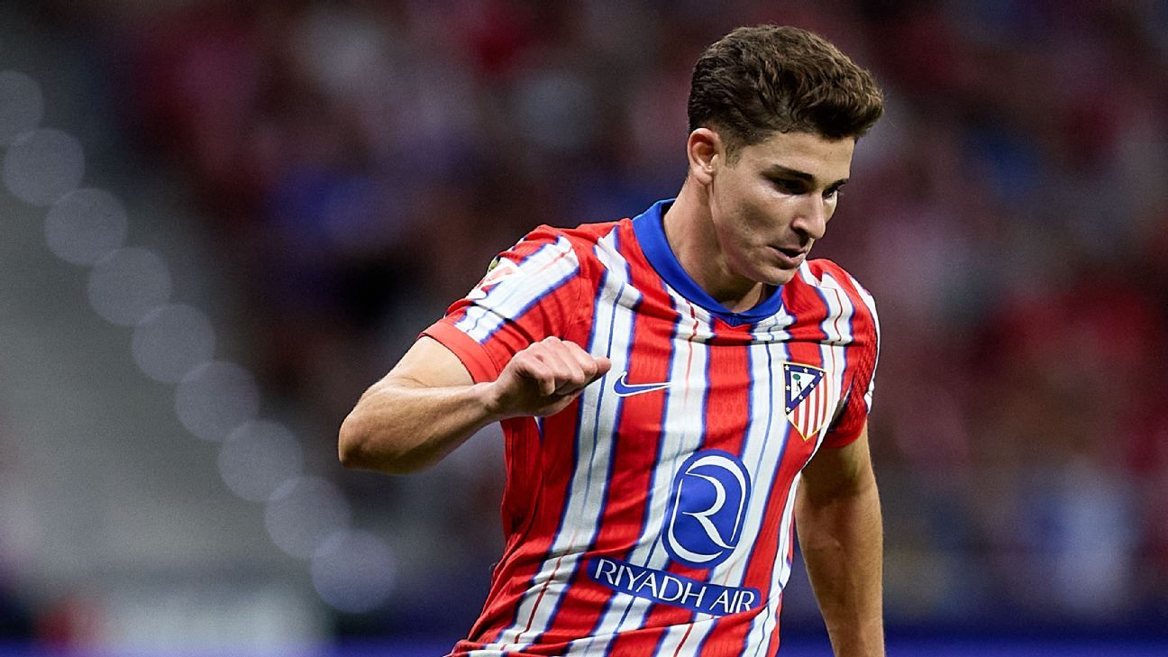 Julián Álvarez: la emoción de su primer gol en Atlético Madrid, justo ...