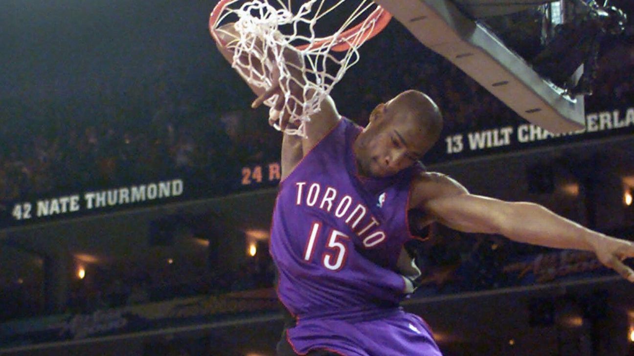 Raptors se unen a Nets para retirar camiseta #15 de Vince Carter - ESPN
