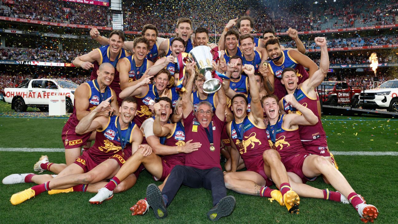 AFL: Ruthless Lions embarrass Swans in Grand Final thumping - ESPN