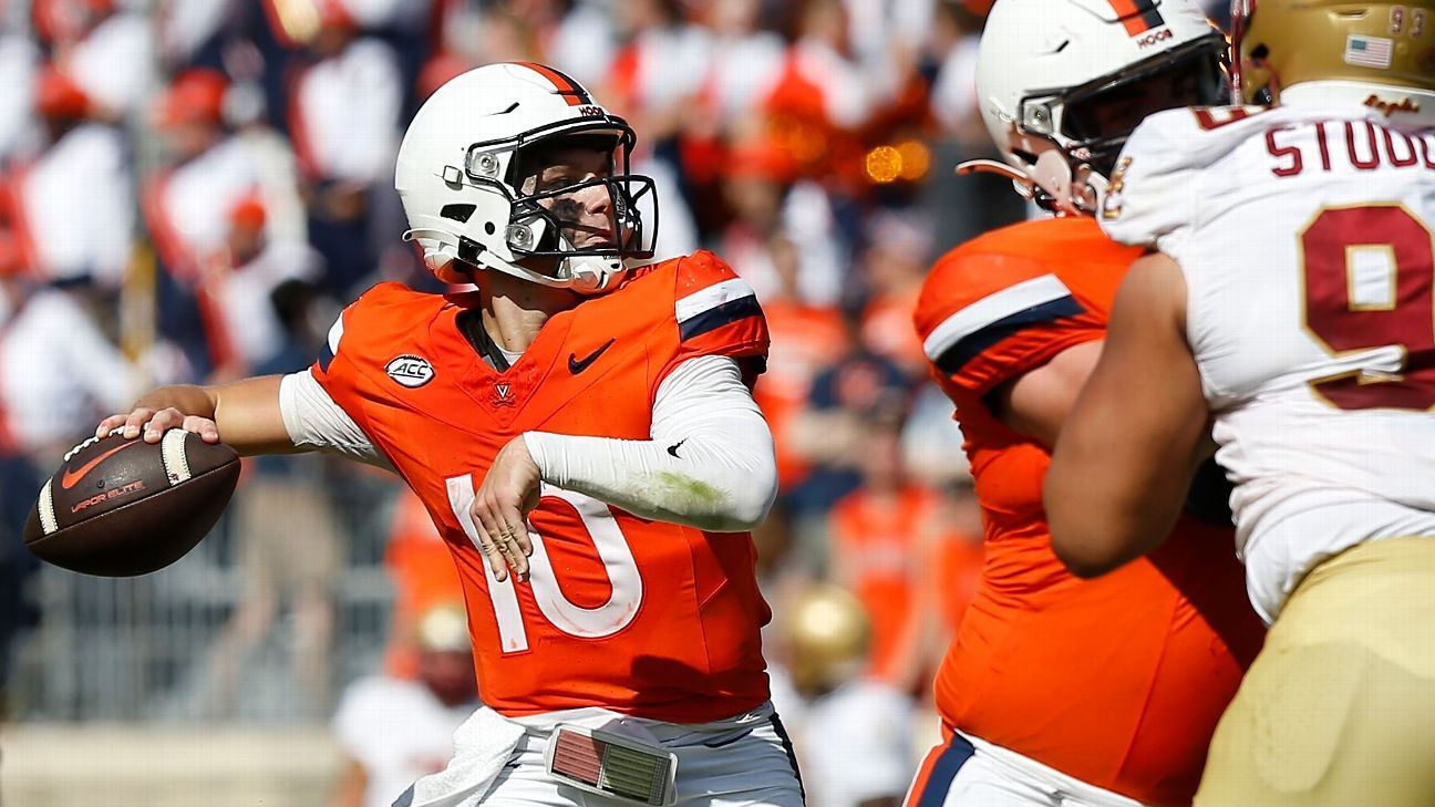 Virginia QB Anthony Colandrea plans to enter transfer portal - ESPN