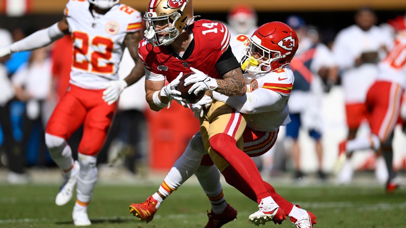 49ers' Ricky Pearsall makes NFL debut 50 days after being shot - ESPN