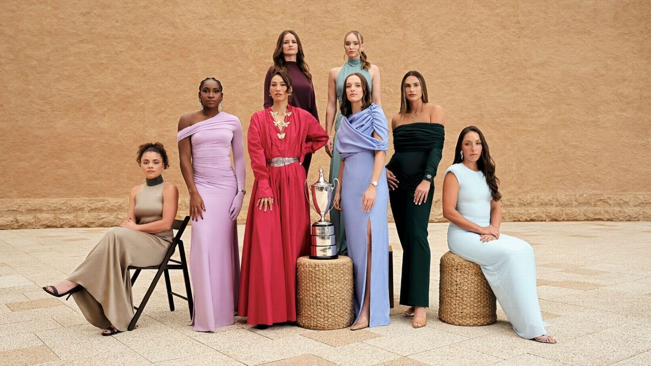 ¡Hay foto oficial! Las WTA Finals tuvieron su noche de gala - ESPN