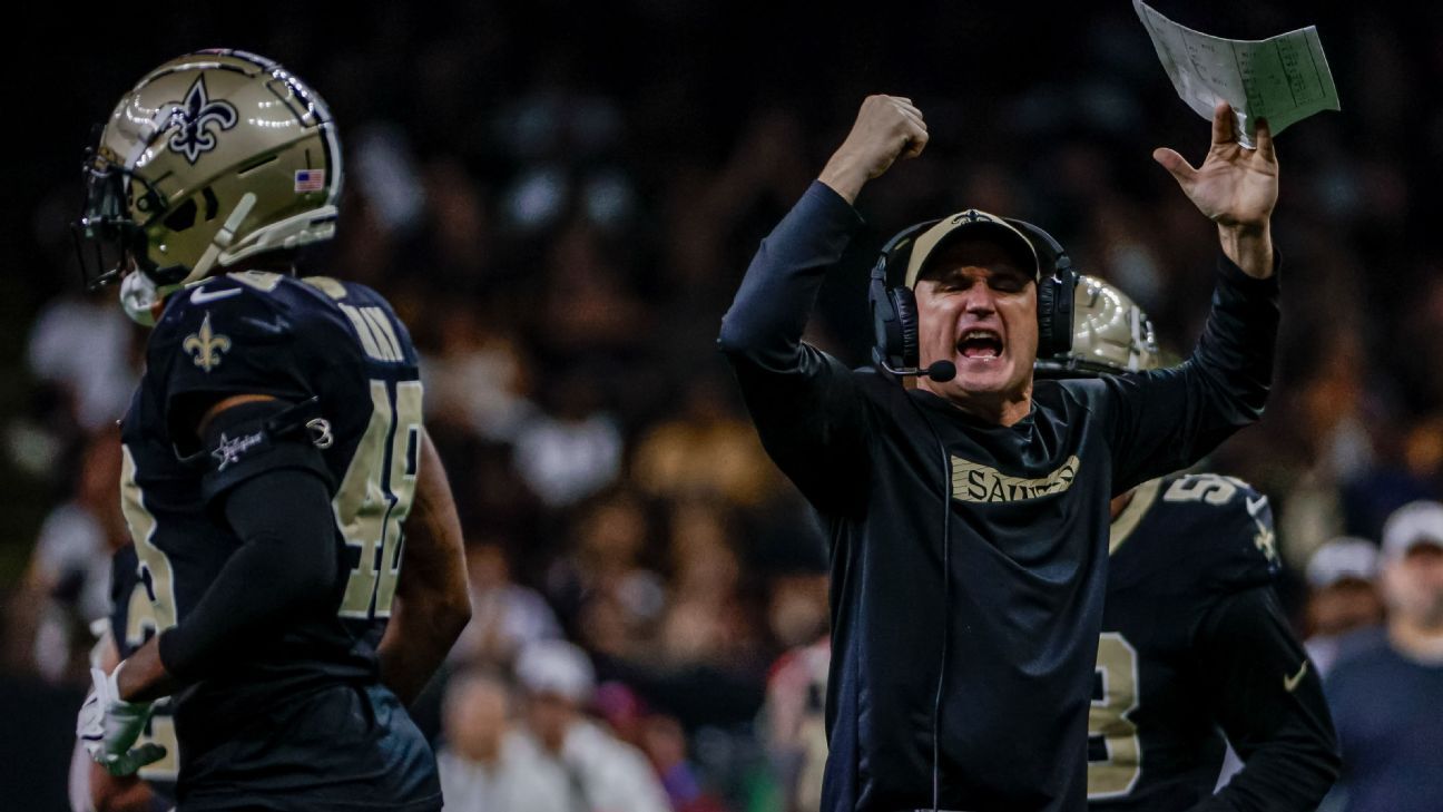New Orleans Saints end 7-game skid in Darren Rizzi's debut - ESPN
