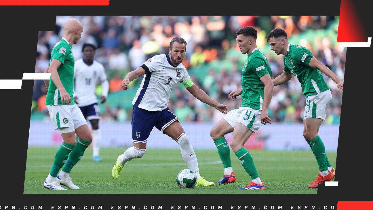 Inglaterra recibe a Irlanda, en atractivo cruce de la Nations League - ESPN