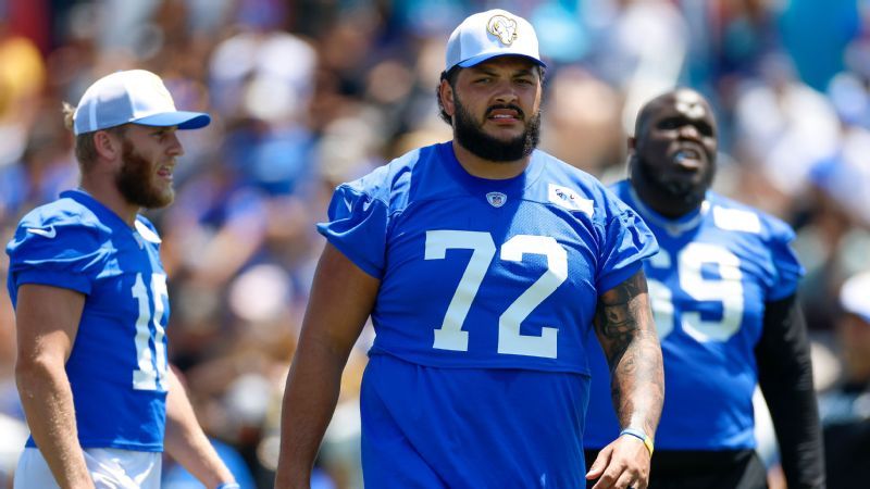 Los Angeles Rams activan a Jackson y Avila antes del MNF - ESPN